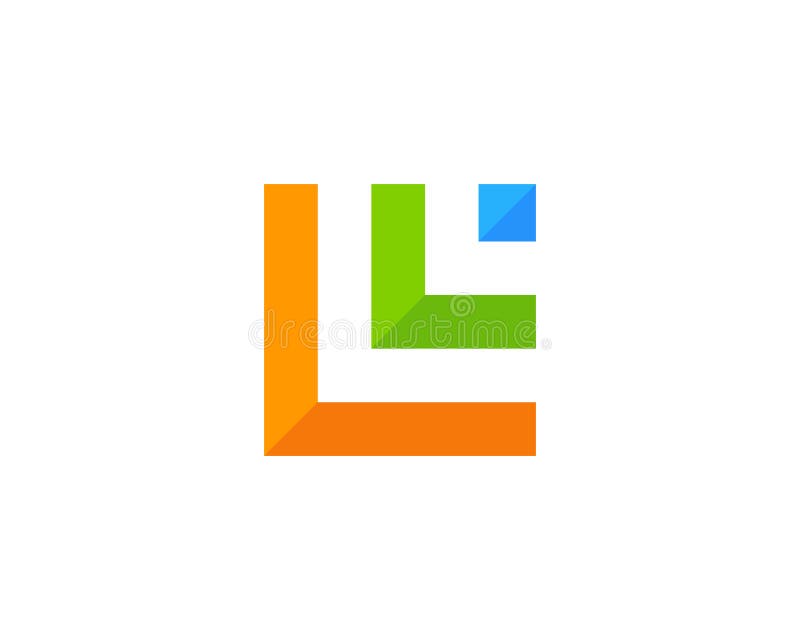 Letter L Icon Logo Design Element Stock Vector - Illustration of ...