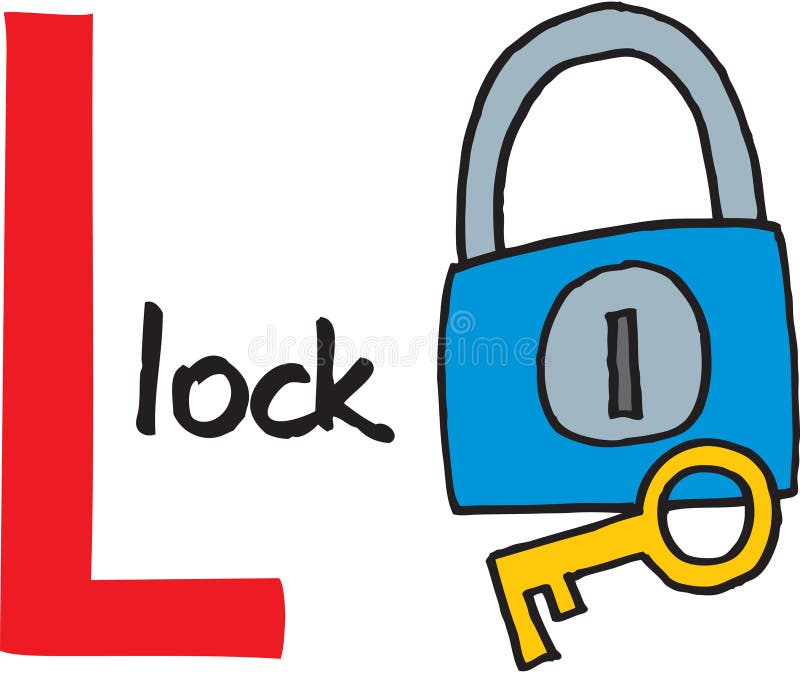 Letter L Lock Stock Illustrations – 52 Letter L Lock Stock ...