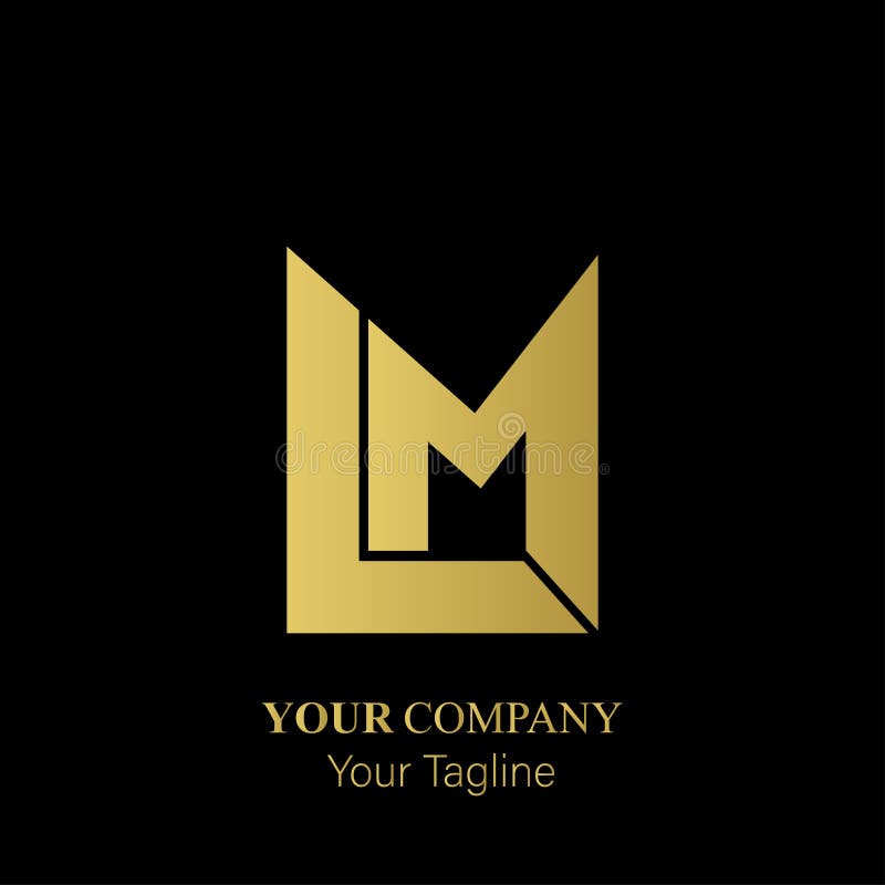 Letter L M Logo Icon Design Template Vector Elements Eps 10 Stock ...