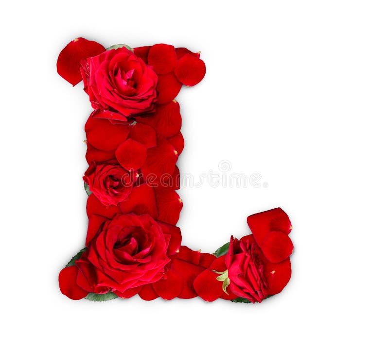 Letter L stock photo. Image of type, nature, blossom - 37249314