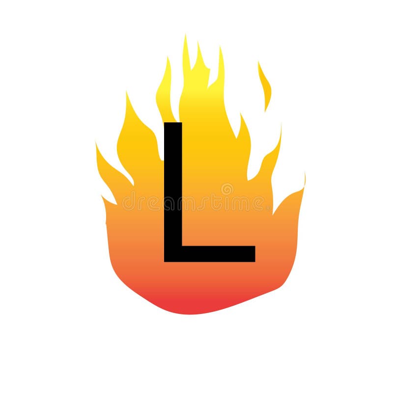 Blue Flame Letter L Stock Illustrations – 27 Blue Flame Letter L Stock ...