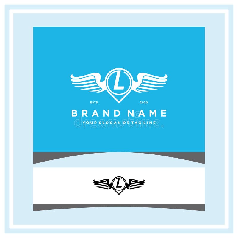 Letter L Wing Stock Illustrations – 267 Letter L Wing Stock ...