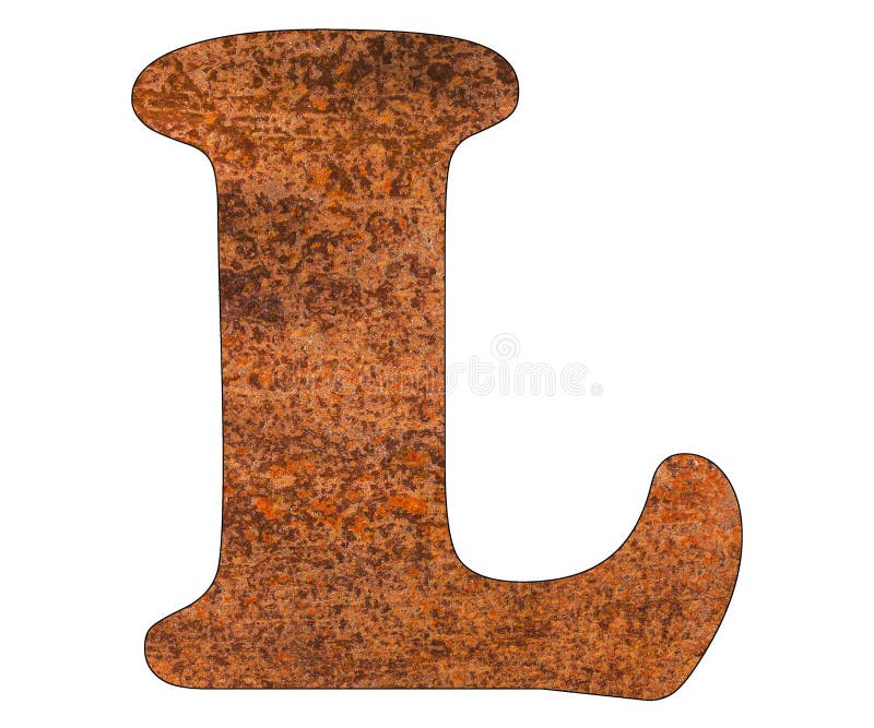 Letter G on Rusty Metal Sheet Background Stock Image - Image of detail ...