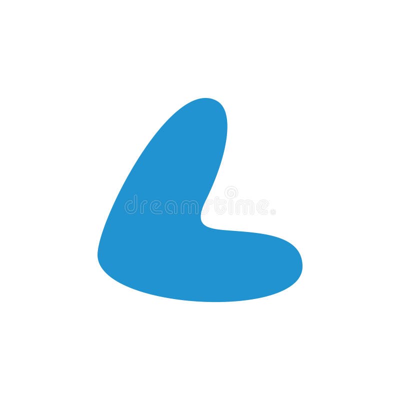 Letter L Shape Simple Arrow Logo Stock Vector - Illustration of concept ...