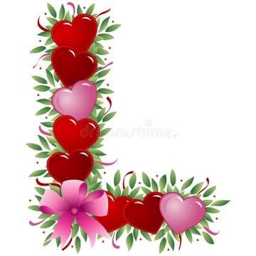 Heart L Letter Stock Illustrations – 392 Heart L Letter Stock ...