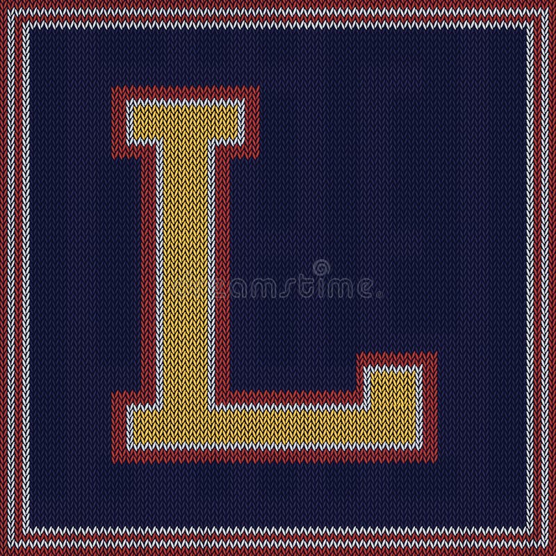 Letter L. Vector Illustration Decorative Design Stock Vector ...