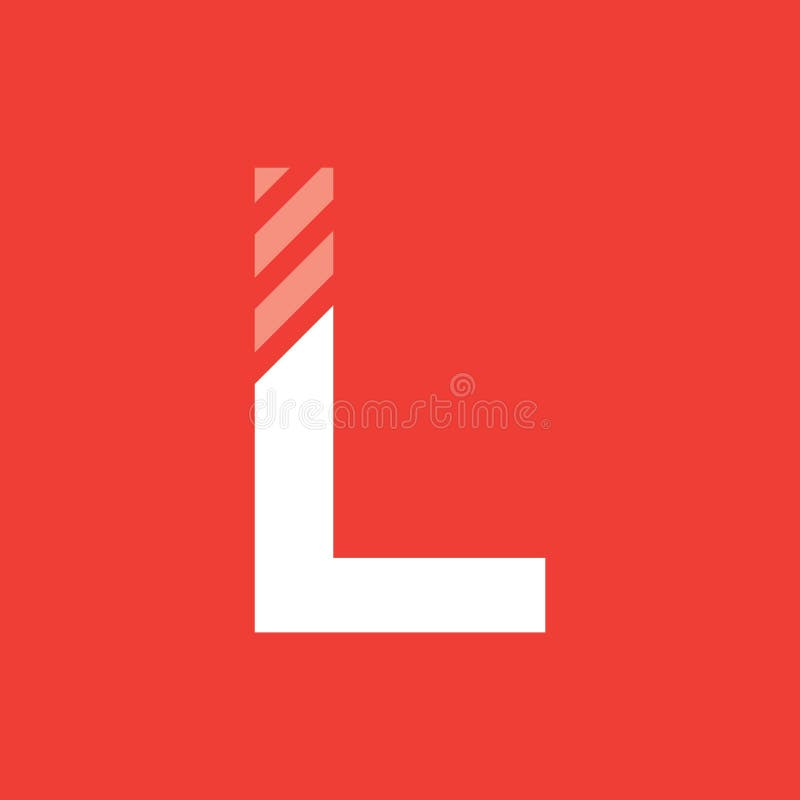 Letter L. Vector Illustration Decorative Design Stock Vector ...
