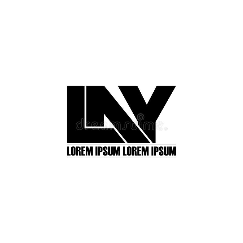 Letter LAY Simple Monogram Logo Icon Design. Stock Vector ...