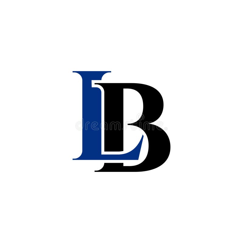 Abstract Letter LB Logo Design Vector. Stock Vector - Illustration of ...