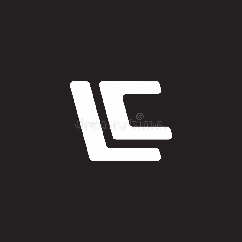 Letter Lc Simple Geometric Logo Vector Stock Vector - Illustration of elegant, initial: 300974057