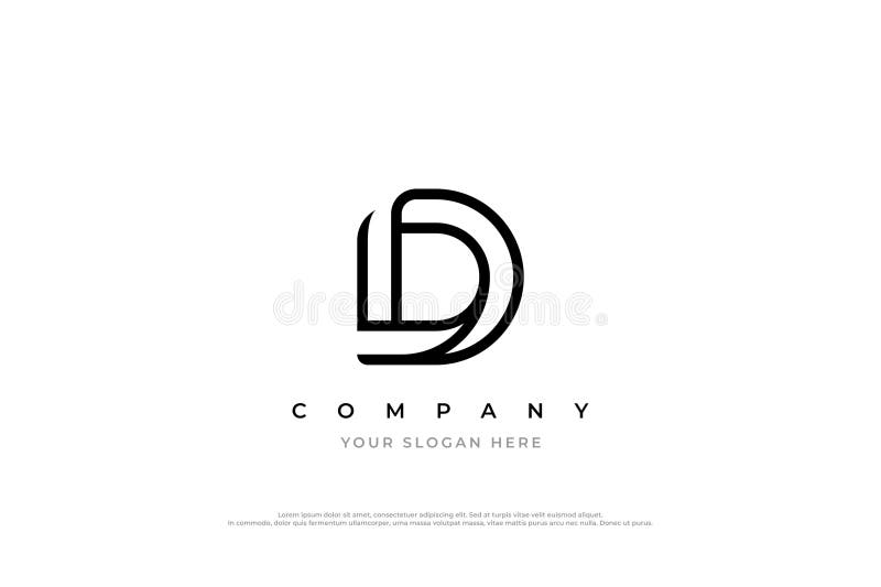 Letter LD Logo or D Logo Design Stock Vector - Illustration of fashion ...