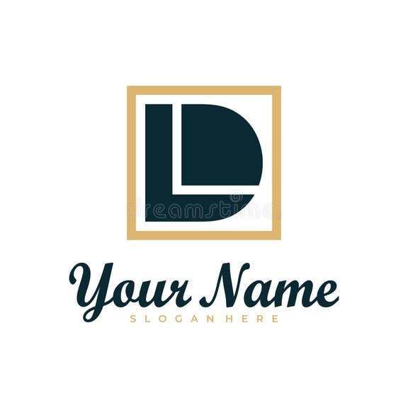 Letter LD Logo Design Vector. Luxury LD Logo Design Template Concept ...