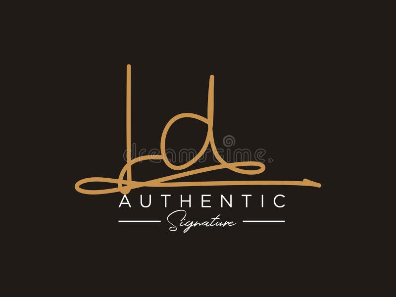 Ld Signature Stock Illustrations – 249 Ld Signature Stock Illustrations ...
