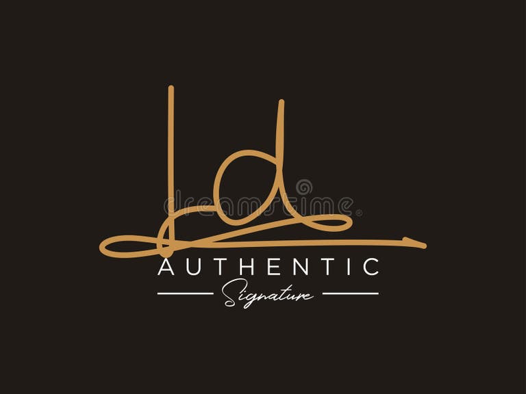 Ld Signature Stock Illustrations – 249 Ld Signature Stock Illustrations ...