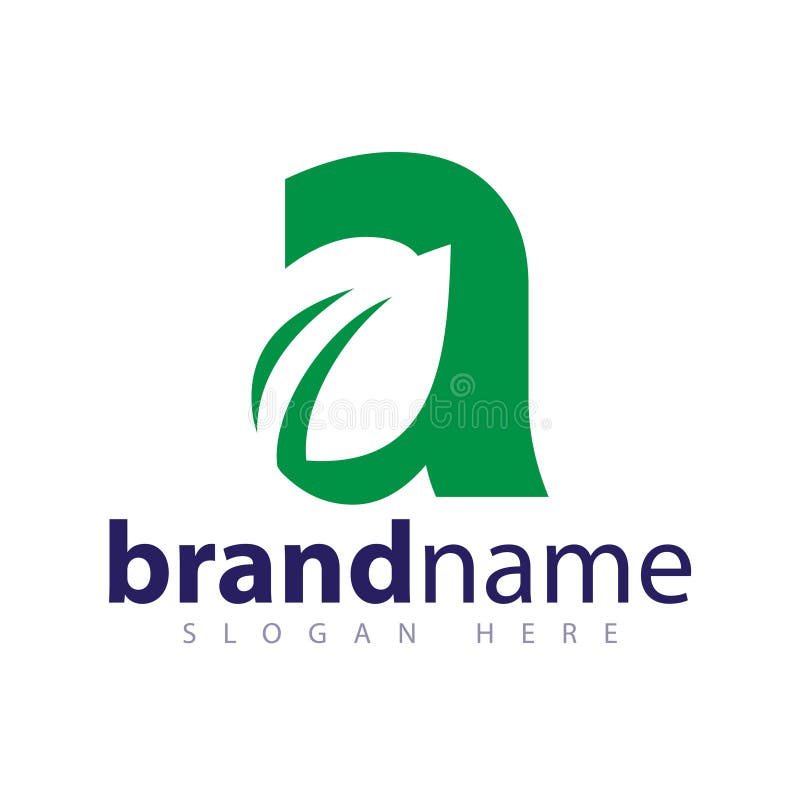 A Letter Leaf Logo Icon Vector Stock Vector - Illustration of design ...