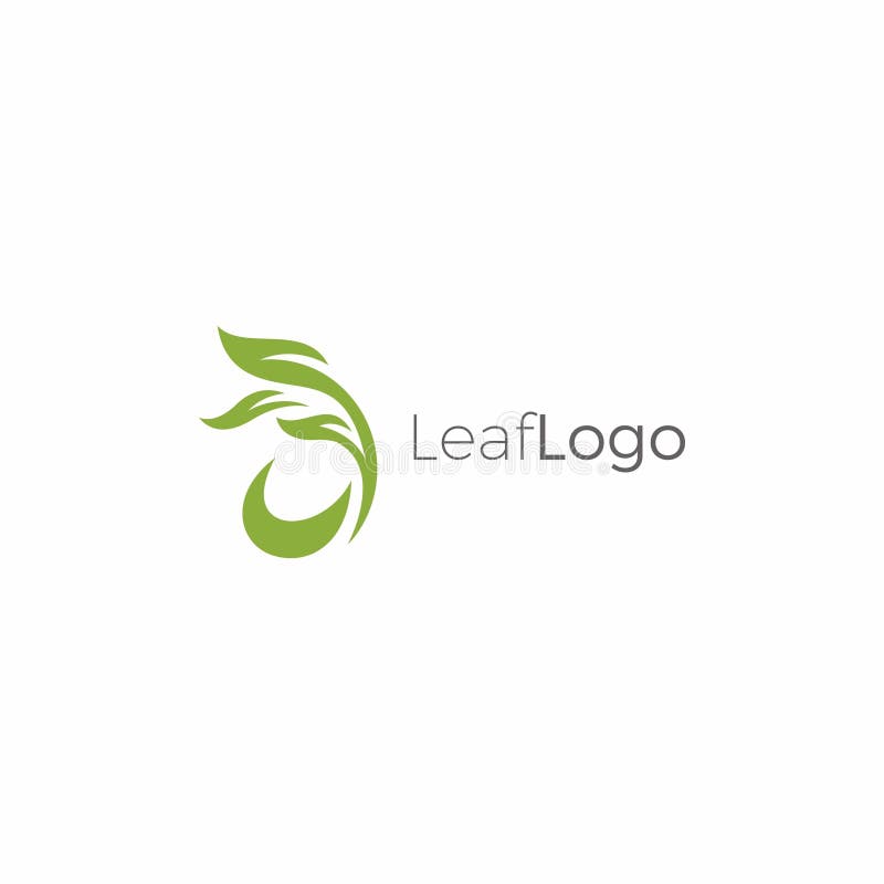 Letter a Leaf Logo Simple. Nature Leaf Logo Vector Stock Vector ...