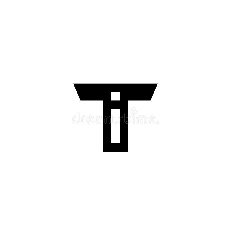 Letter it stock vector. Illustration of brand, company - 215616026