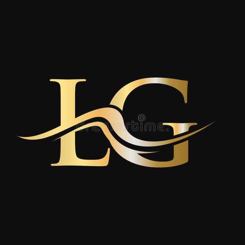 Letter LG Logo Design. Initial LG Logotype Template for Business and ...