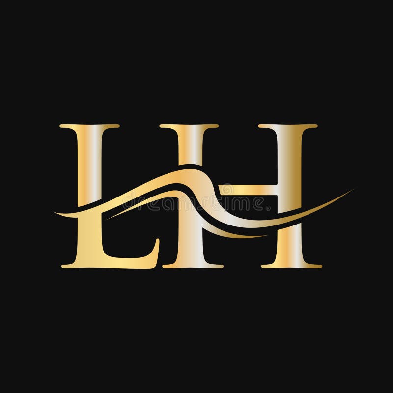 Letter LH Logo Design. Initial LH Logotype Template for Business and ...