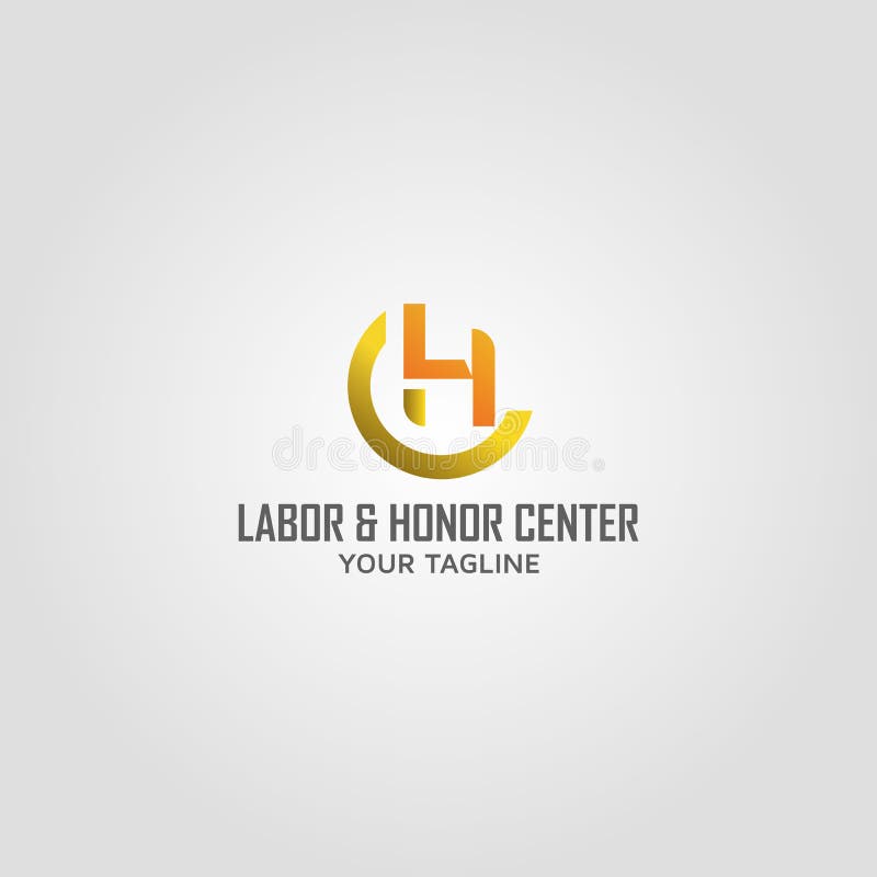 Letter LHC Vector Logo Design Template Stock Vector - Illustration of ...