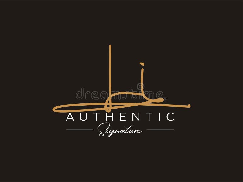 Li Signature Stock Illustrations – 194 Li Signature Stock Illustrations ...
