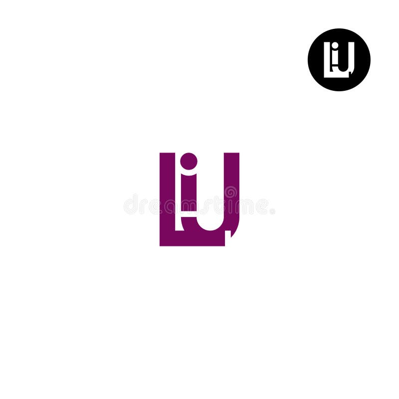 Lij Monogram Stock Illustrations – 15 Lij Monogram Stock Illustrations ...
