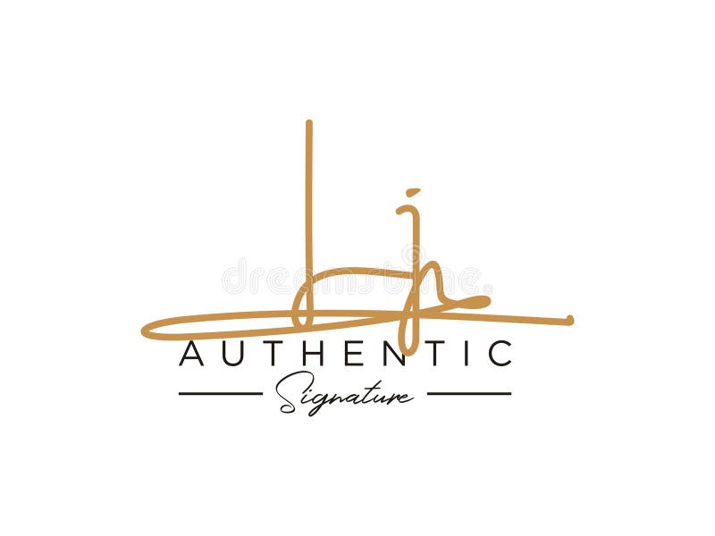 Lj Signature Stock Illustrations – 216 Lj Signature Stock Illustrations ...