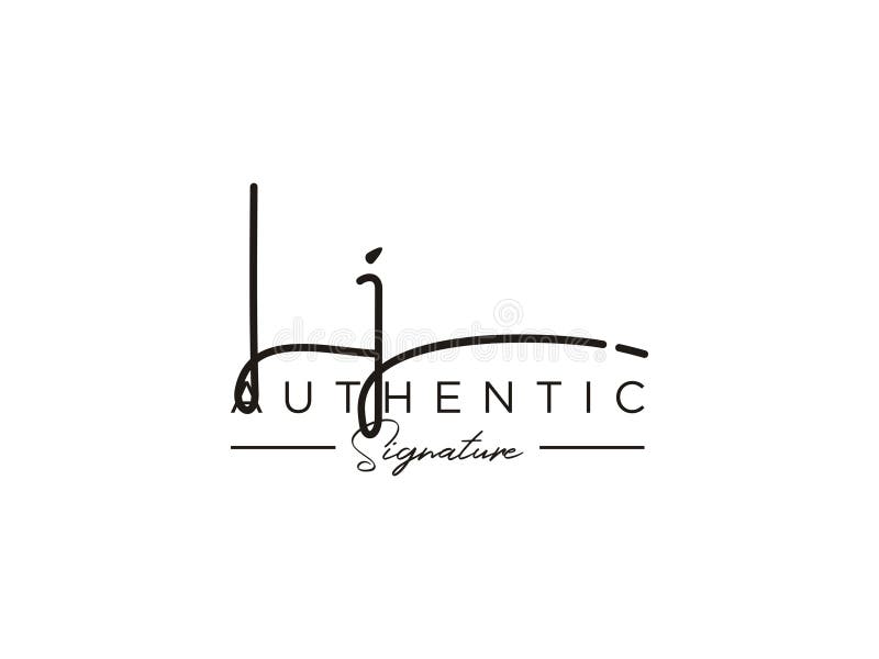 Lj Signature Stock Illustrations – 211 Lj Signature Stock Illustrations ...