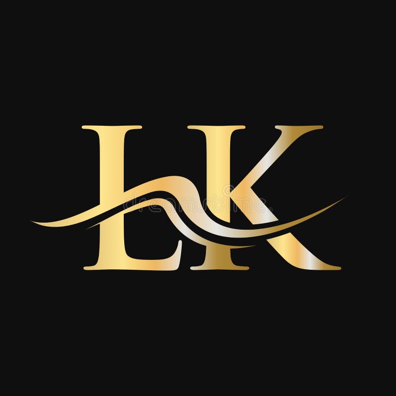 Letter LK Logo Design. Initial LK Logotype Template for Business and ...