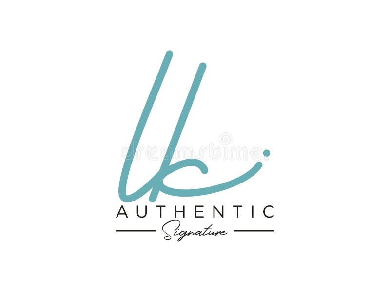 Lk Signature Stock Illustrations – 234 Lk Signature Stock Illustrations ...