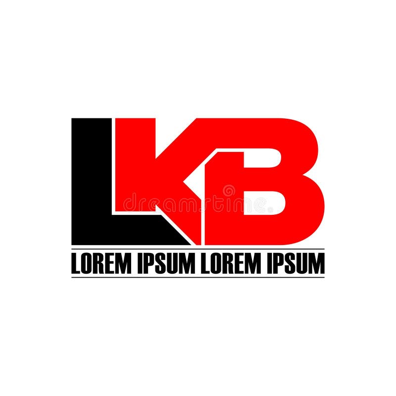Letter LKB Simple Monogram Logo Icon Design. Stock Vector ...