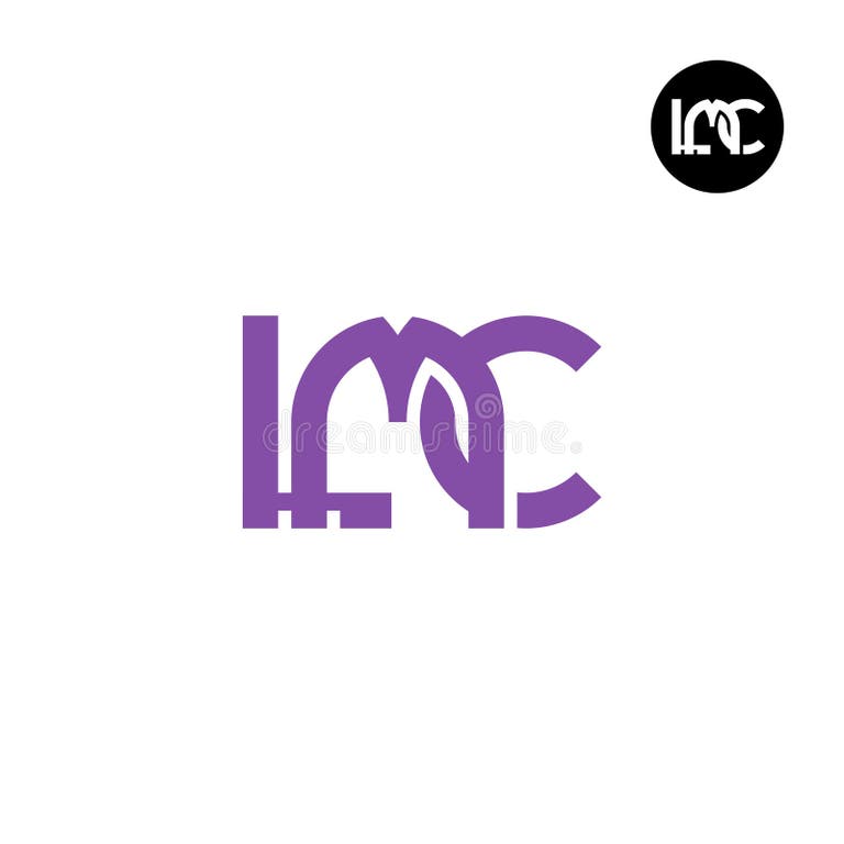 Letter LMC Monogram Logo Design Stock Vector - Illustration of name ...
