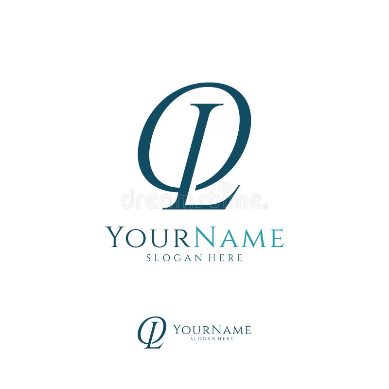 Letter LO Logo Design Template. Initial LO Logo Concept Vector Stock ...