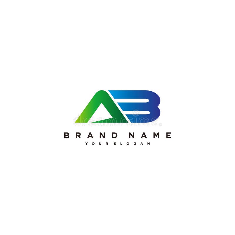 Letter Ab Logo Design Stock Illustrations – 2,364 Letter Ab Logo Design ...