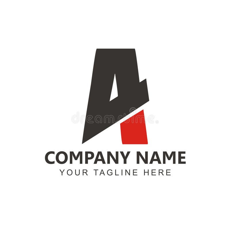 Letter A4 Logo Design Inspiration Vector Stock Vector - Illustration of ...