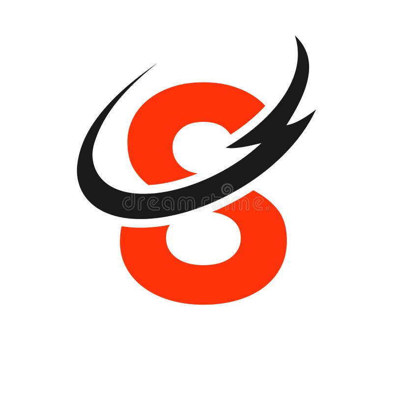 Letter 8 Logo Design Vector Template. 8 Logotype Minimal Monochrome ...