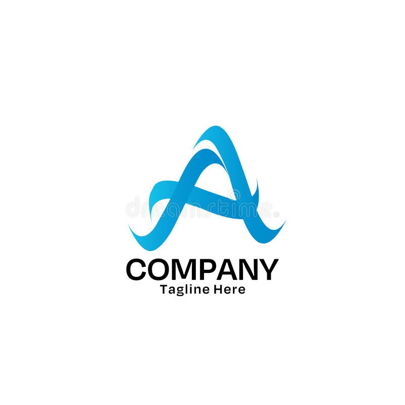 Letter a Professional Logo Design Stock Vector - Illustration of ...