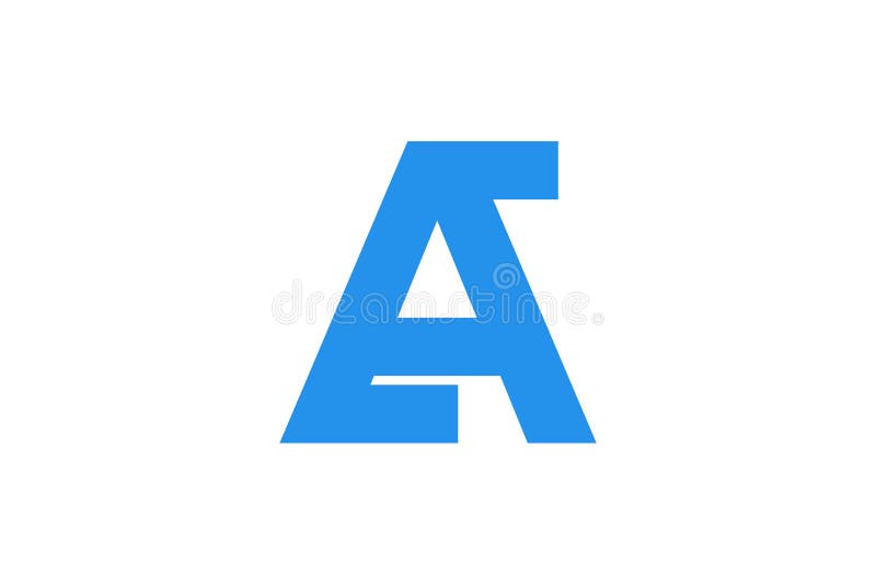 Letter a Logo Designs Inspiration Isolated on White Background. Stock ...