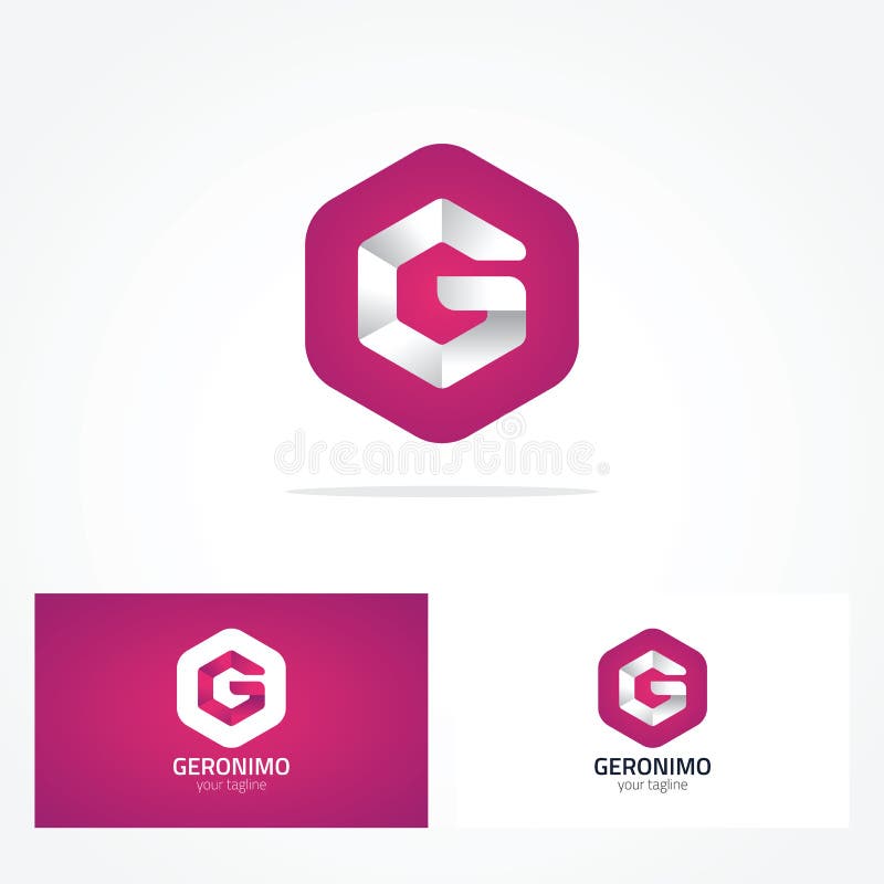 Letter Logo G Hexagonal Background Stock Illustrations – 27 Letter Logo ...