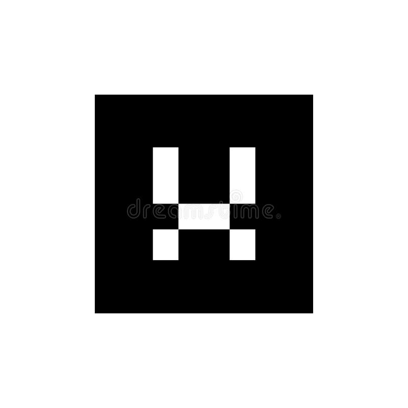 Letter X Logo Icon, Combined with Black Square Stock Vector ...