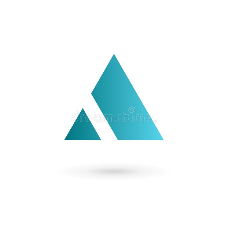 Letter a Logo Icon Design Template Elements Stock Vector - Illustration ...