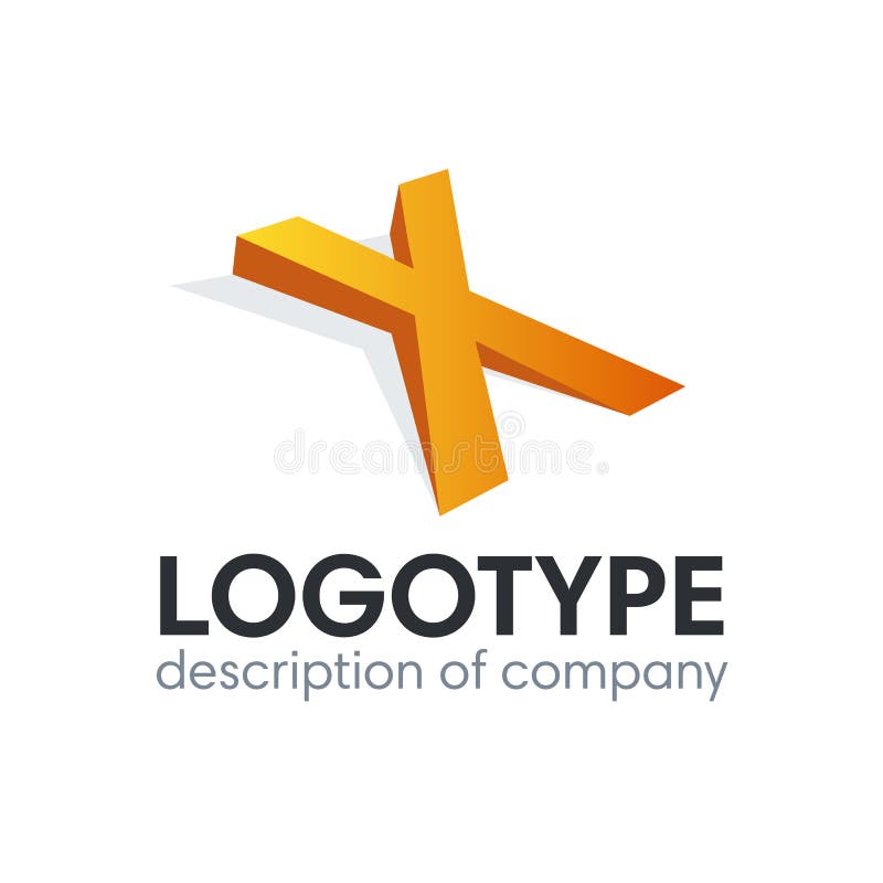 Letter X Logo Icon Design Template Elements Stock Vector - Illustration ...