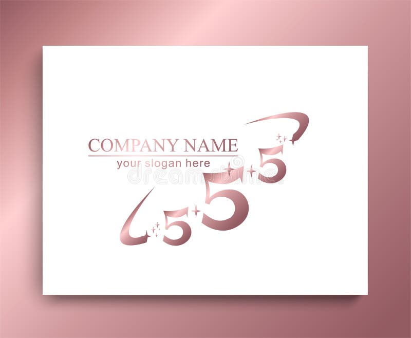 Letter 5, 555 Logo Icon Design Template Elements. Elegant Rich Logo ...