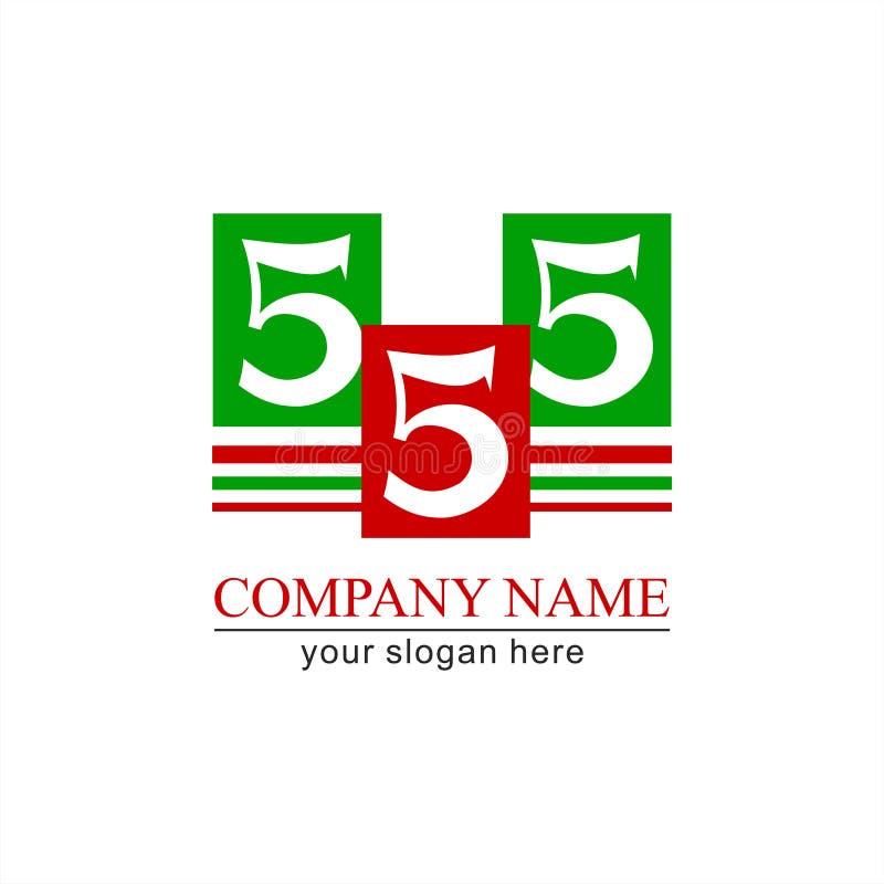 Letter 5, 555 Logo Icon Design Template Elements. Elegant Rich Logo ...
