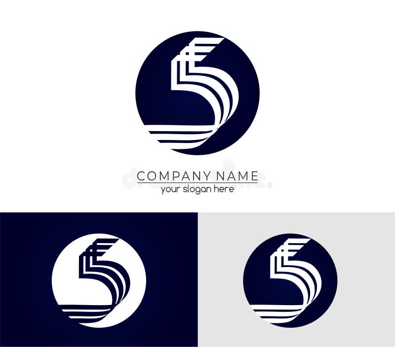 Letter 5, 555 Logo Icon Design Template Elements. Elegant Rich Logo ...