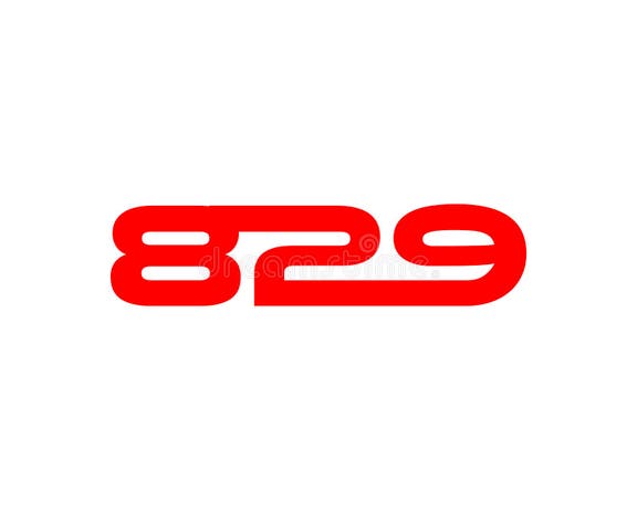 Letter 829 Logo Icon Design Template Elements Stock Vector ...