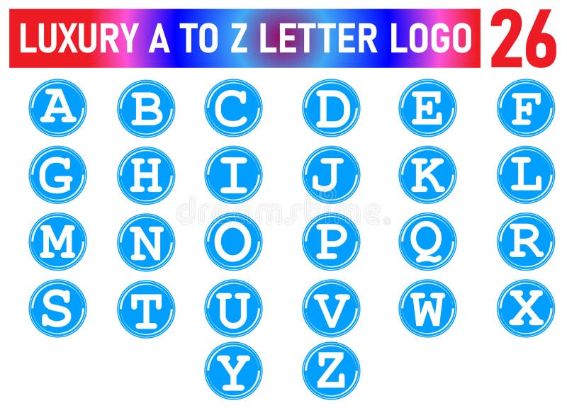 Letter Logo and Icon Design Template Stock Vector - Illustration of ...