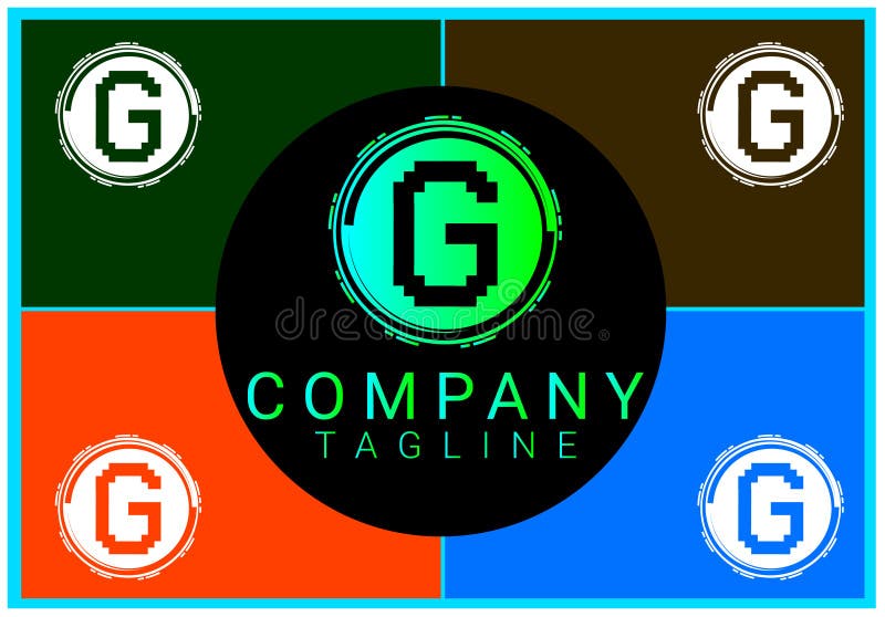 Letter Logo and Icon Design Template Stock Illustration - Illustration ...