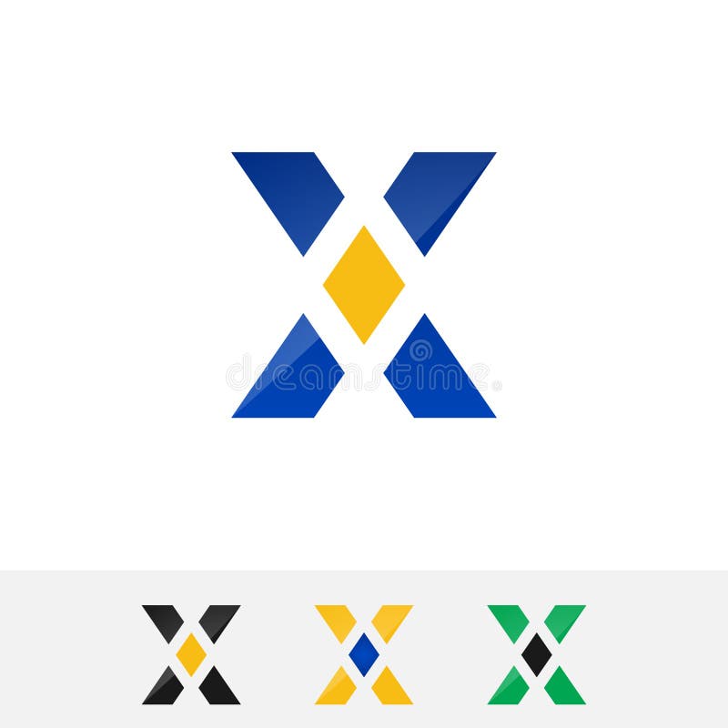 Letter X Logo Icon Vector Design Illustration Template Stock Vector ...