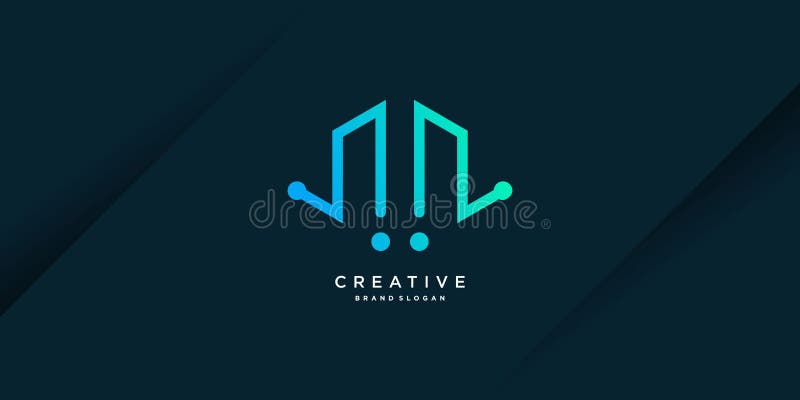 Letter Logo M with Modern Abstract Style Vector Part 2 Stock Vector ...